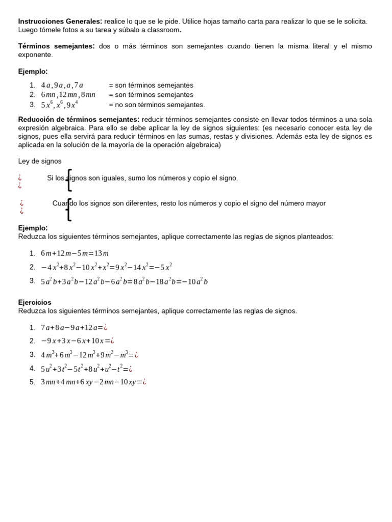 HOJA DE TRABAJO 6. SEGUNDO | PDF