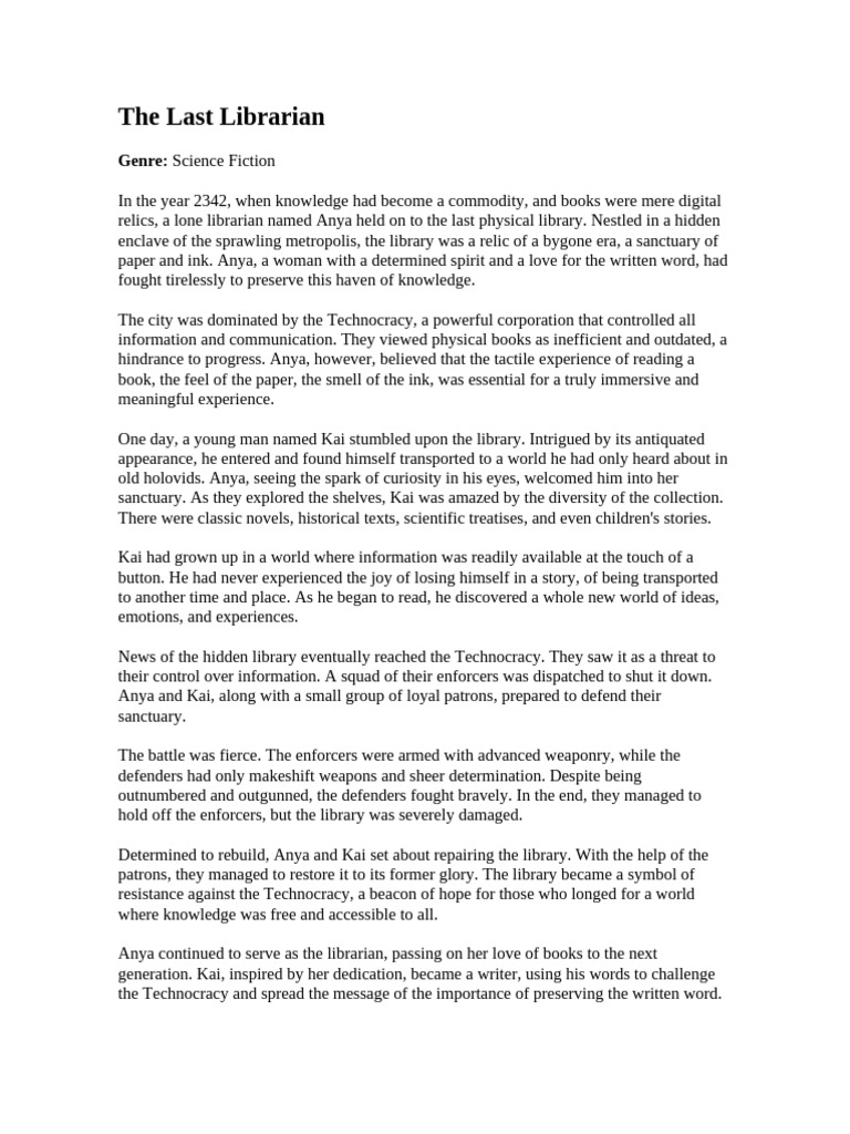 The Last Librarian 1 | PDF