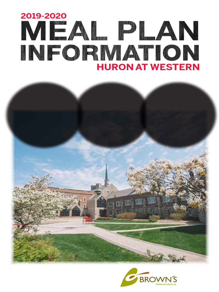 Huron - Meal Plan Brochure | PDF