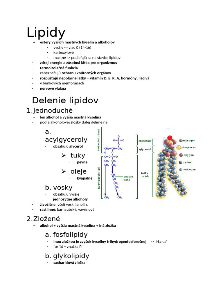 Lipidy | PDF
