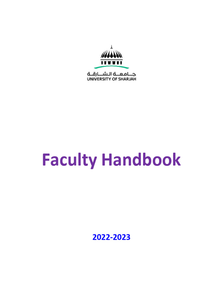 Faculty Hanbook Pdf