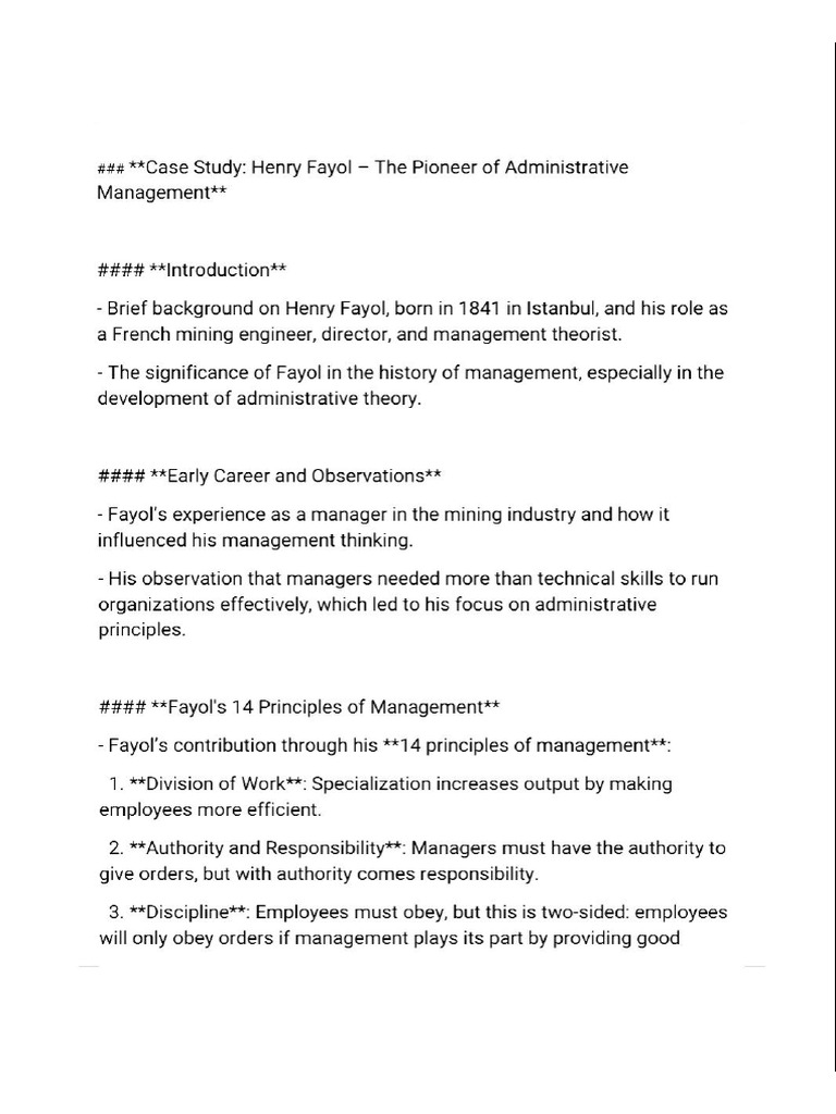 Case Study Management Historian | PDF