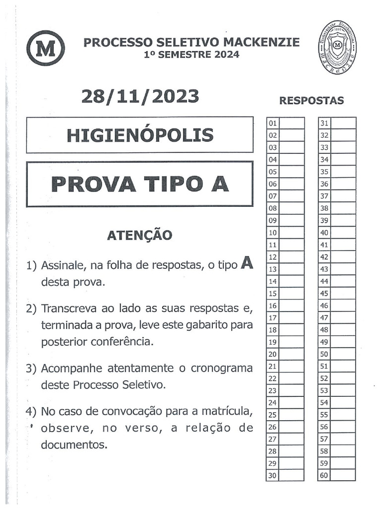 0 Atip - : 28/11/2023 Higie Ópolis | PDF