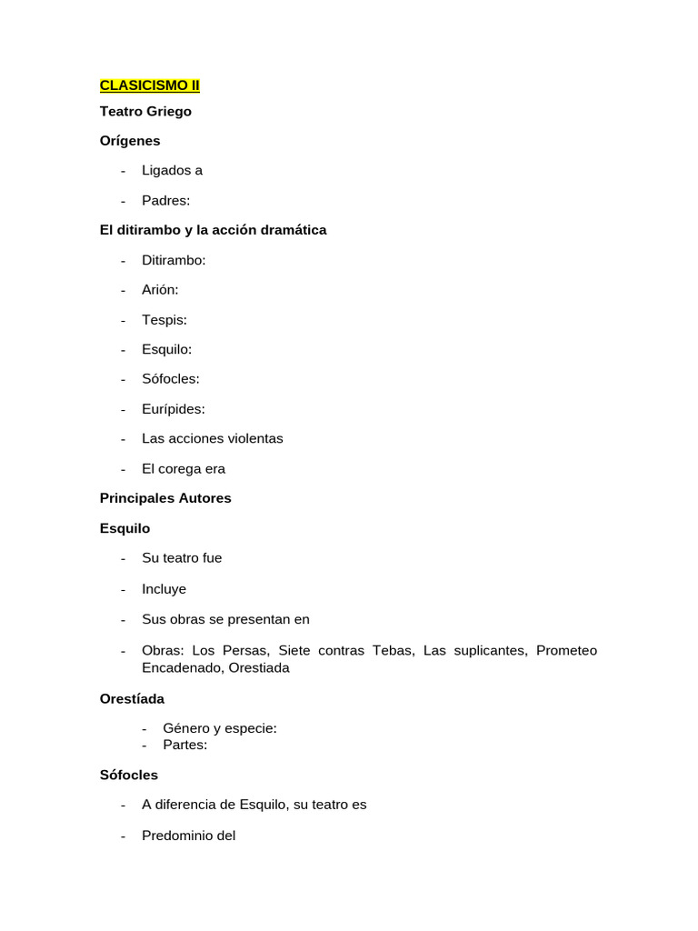 Clasicismo II - Tragedia | PDF