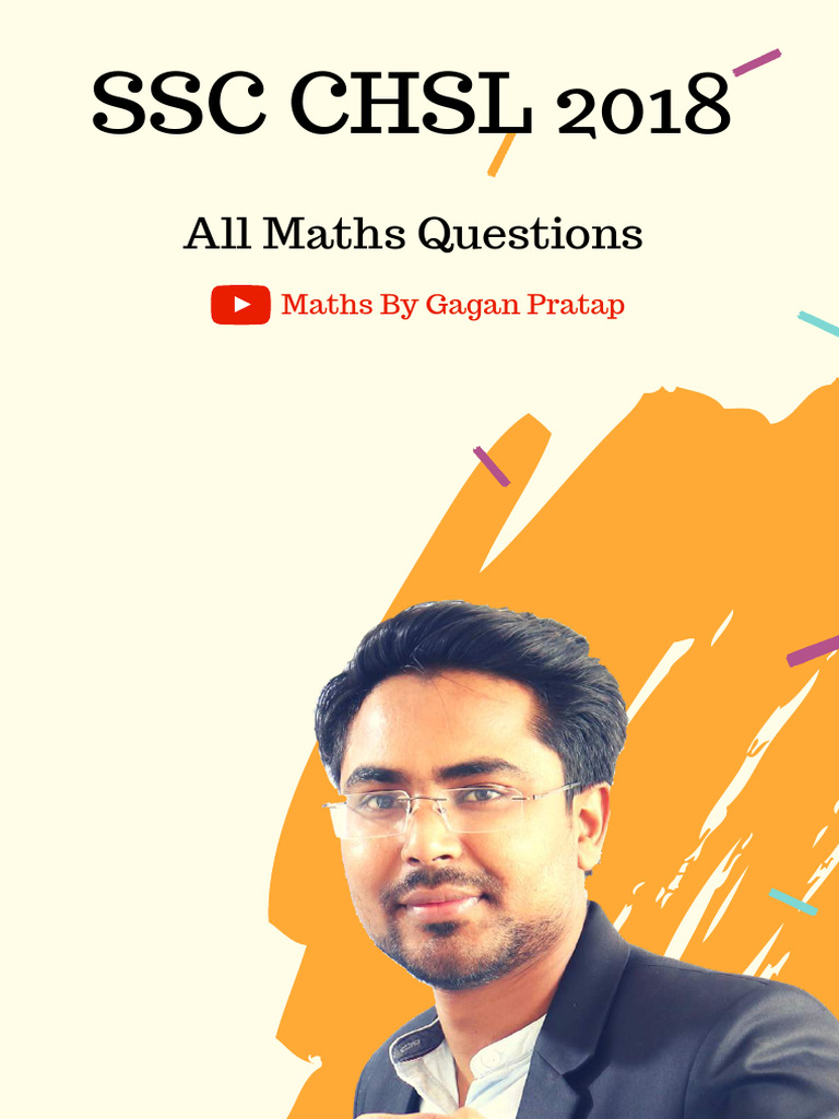 SSC CHSL 2018 All Maths Questions | PDF
