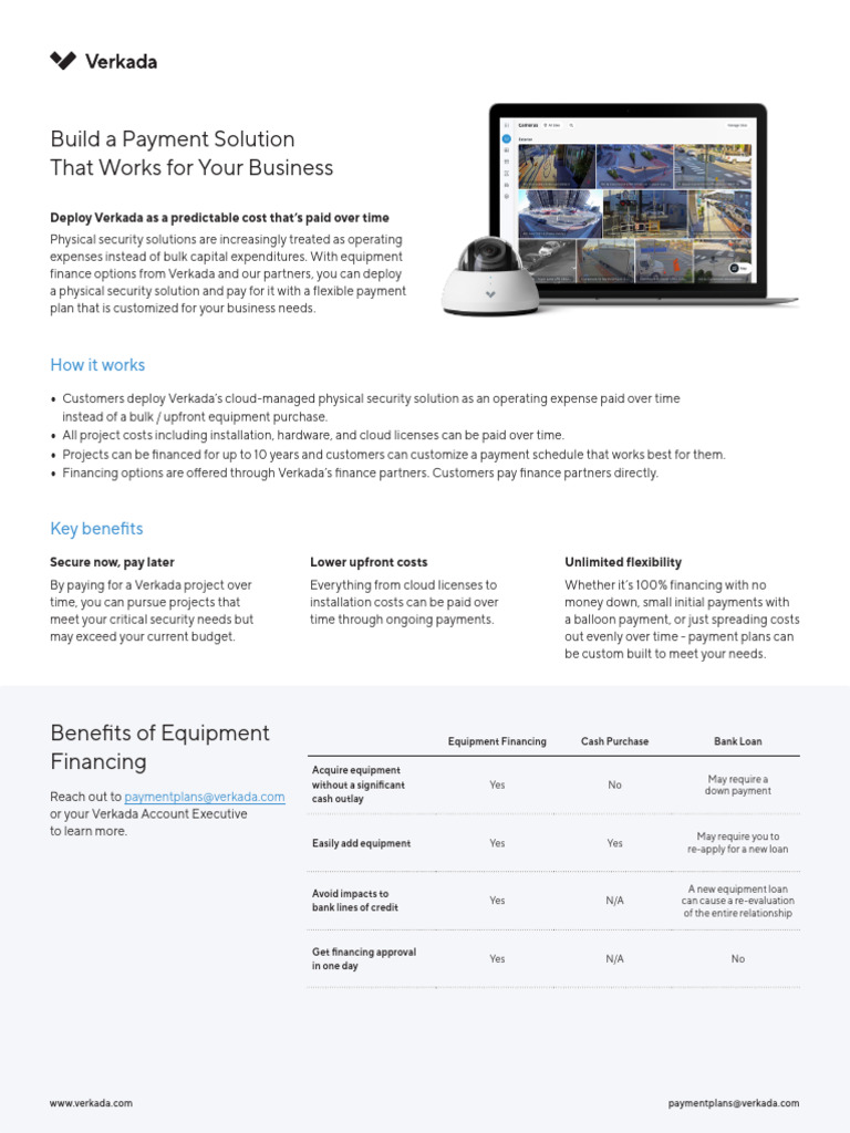 Verkada Financing Overview | PDF