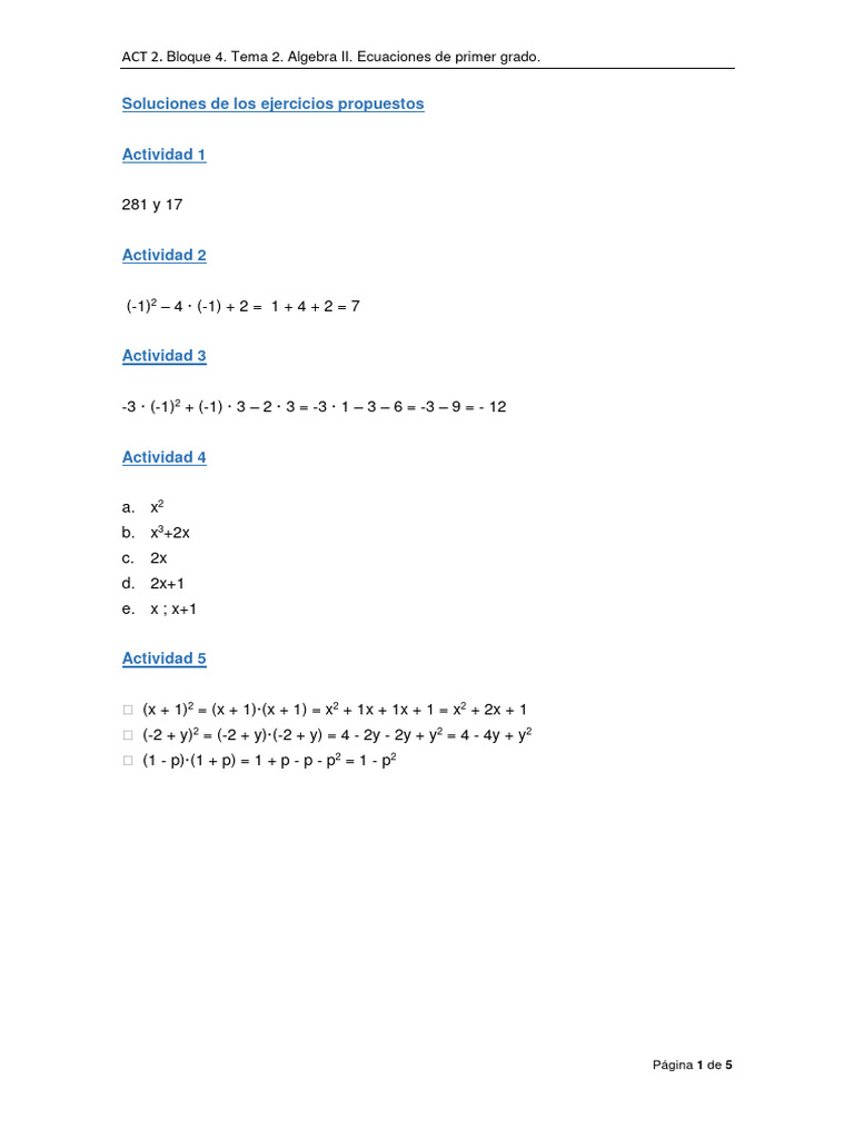 ACT2 B04 T02 Imprimible Soluciones | PDF