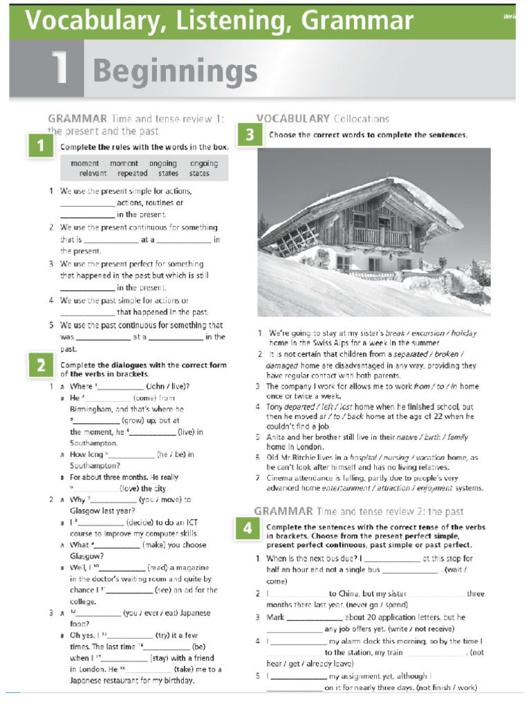 WB Units 1&4 Upperintermediate | PDF