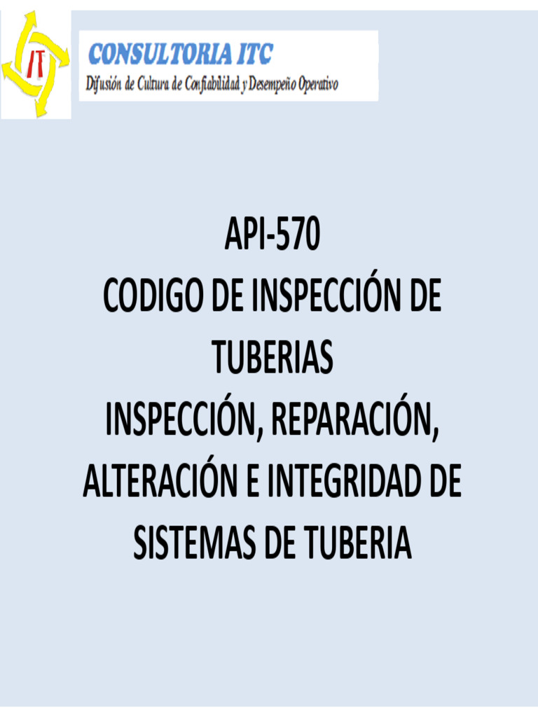 Resumen API 570 | PDF