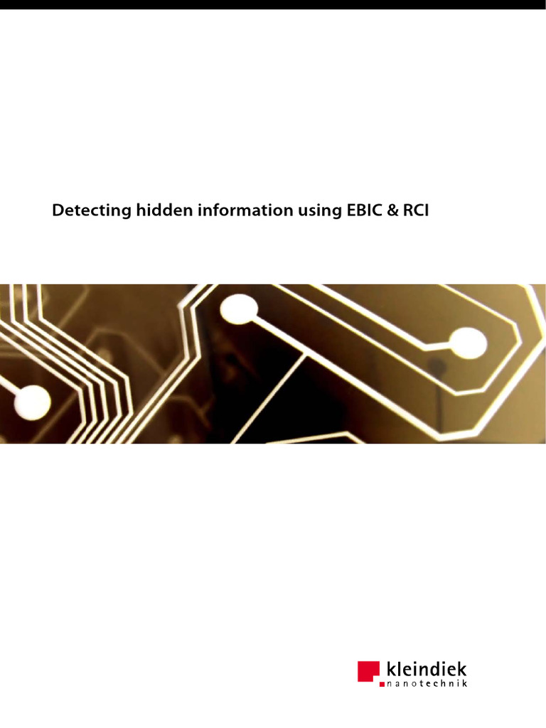 Detecting Hidden Information | PDF | Scanning Electron Microscope ...