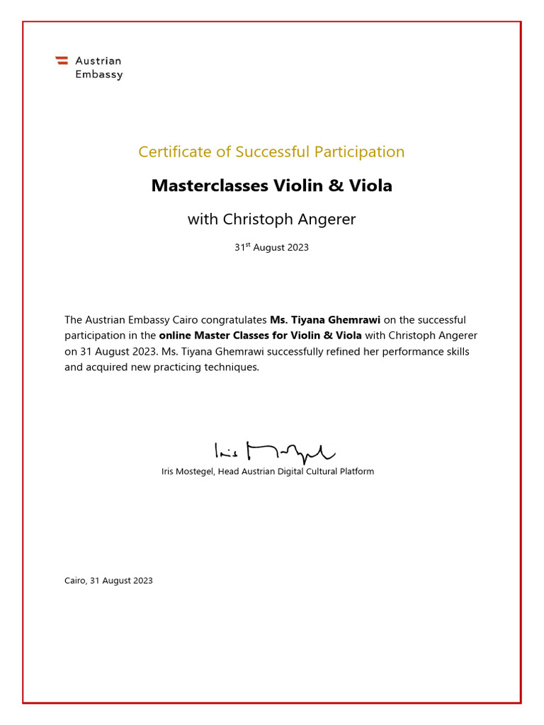 Certificate | PDF