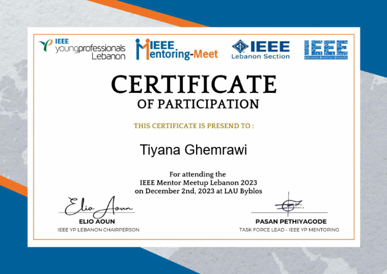 Certificate Iee | PDF