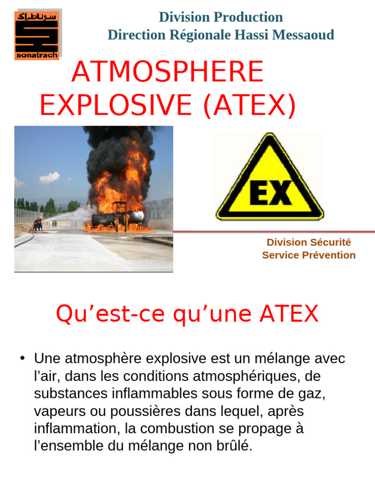 02atmosphère Explosive ATEX | PDF
