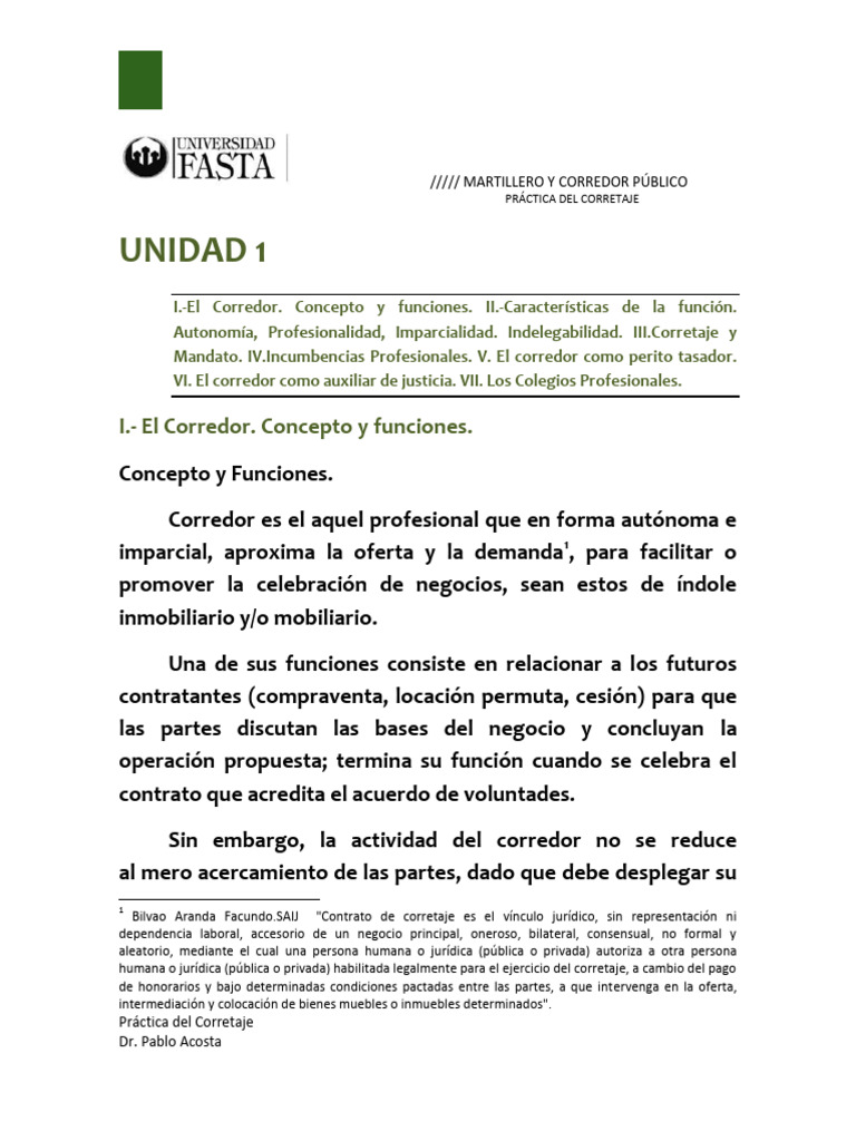 Practica Del Corretaje Modulo Uno | PDF