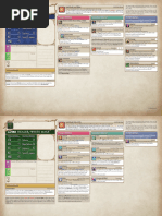 Pathfinder 2E Cheat Sheet | PDF