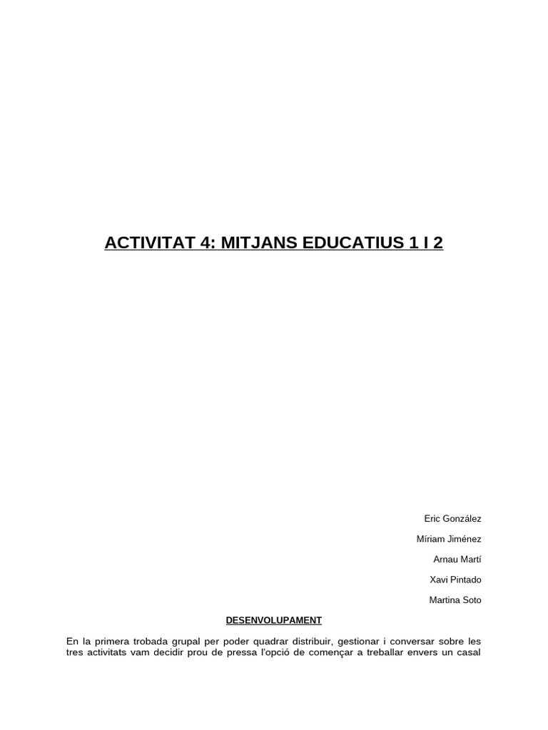 Activitat 4 | PDF