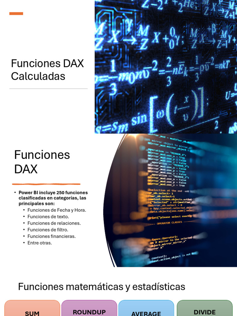 Funciones DAX Calculadas | PDF