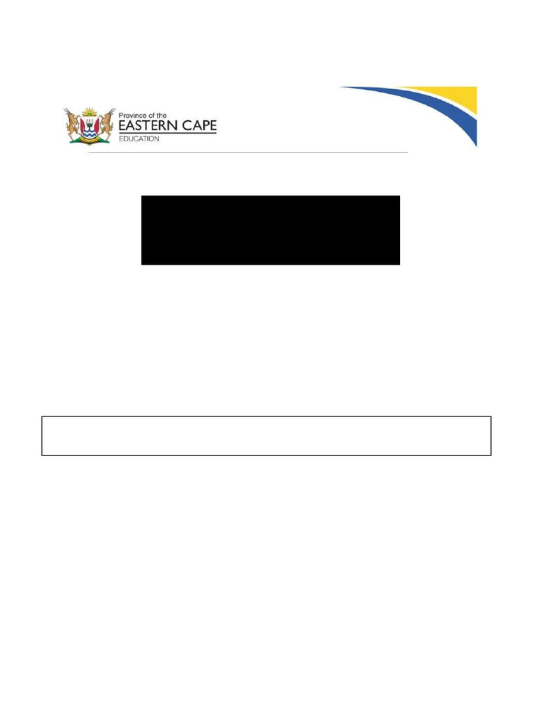 Grade 12 Controlled Test Memo | PDF