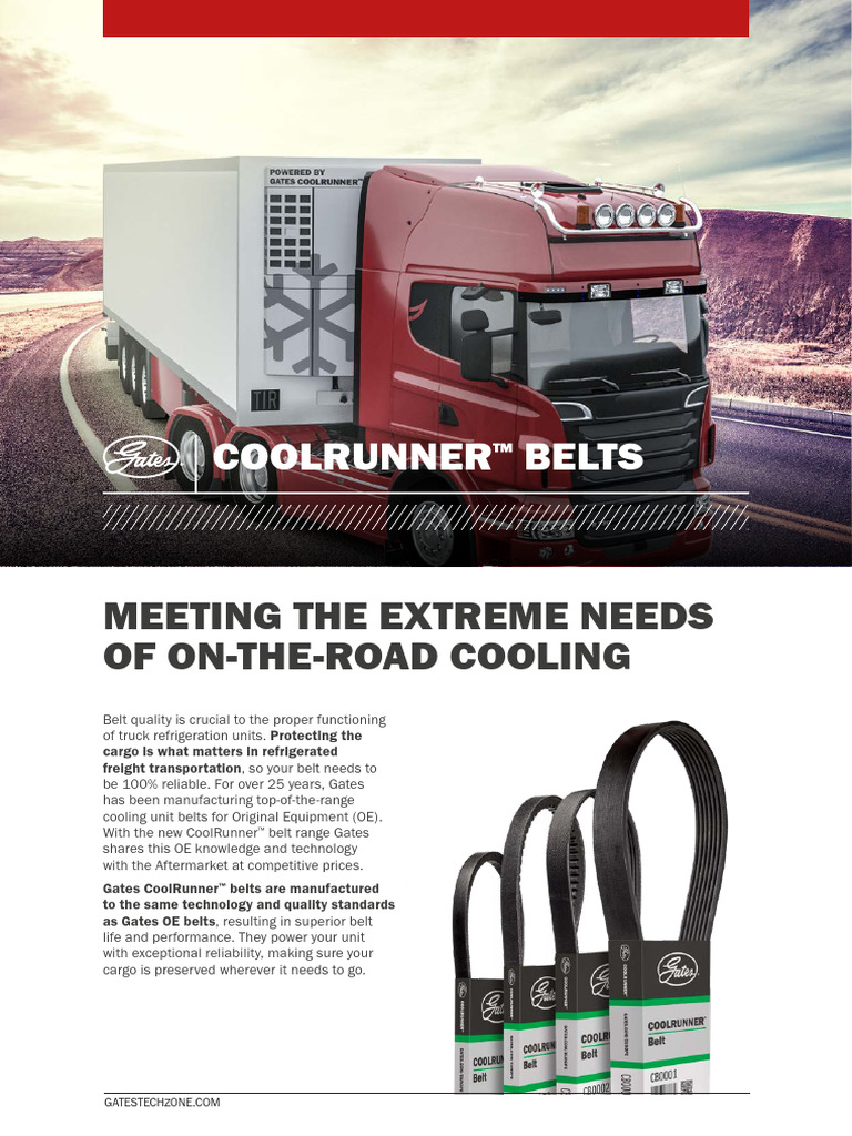 Gates CoolRunner Brochure EN | PDF | Cargo | Transport