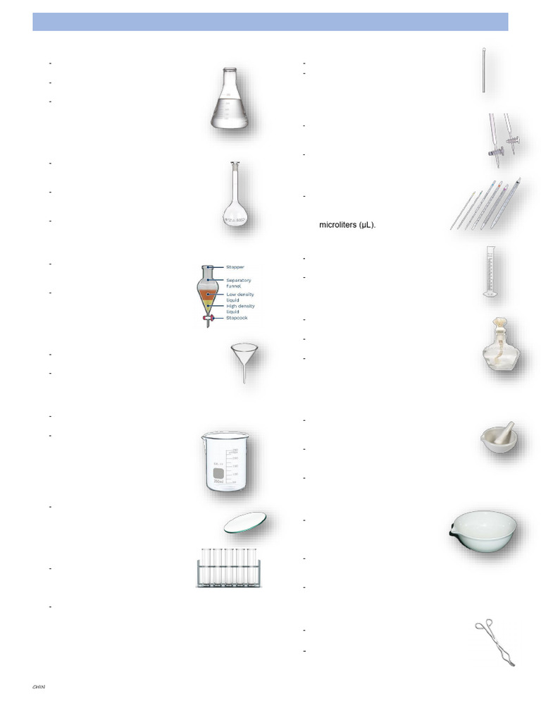 Chem Lab Apparatus | PDF