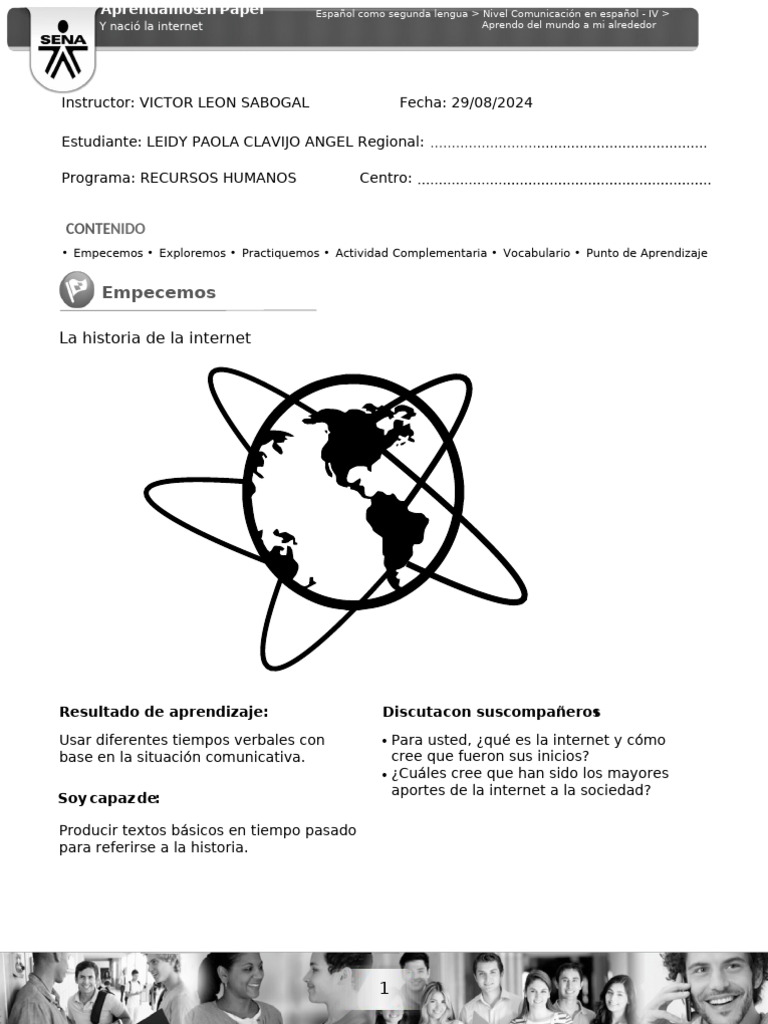 Taller Pretérito Paola | PDF