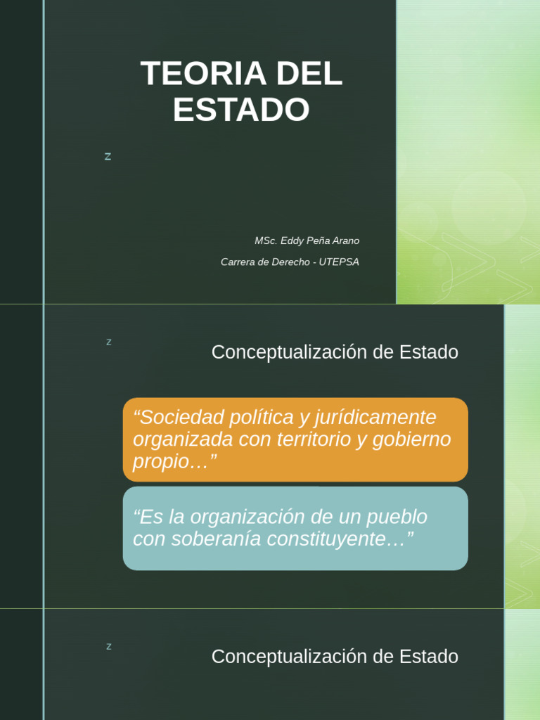Teoria Del Estado | PDF
