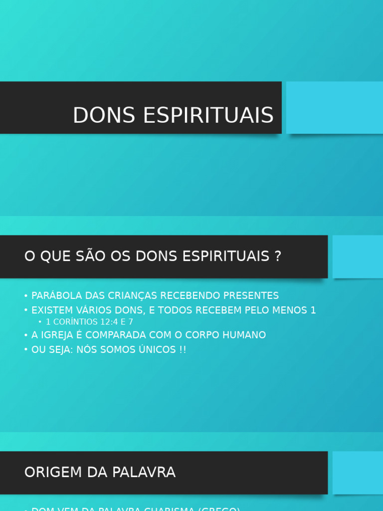 Dons Espirituais | PDF