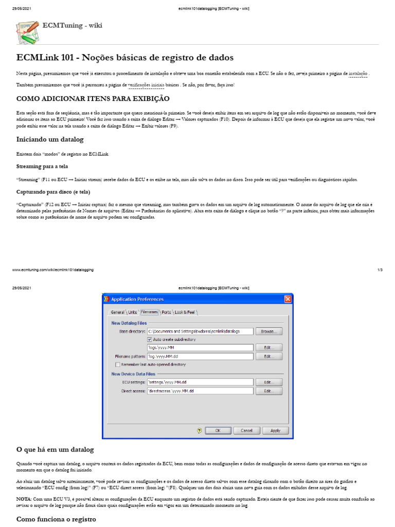 DSMLink Datalog | PDF