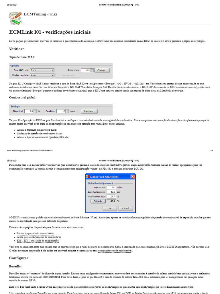 DSMLink Verificações Iniciais | PDF