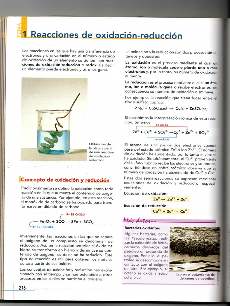 Reacciones Redox | PDF