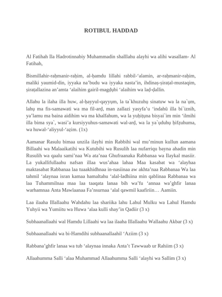 Rotibul Haddad | PDF