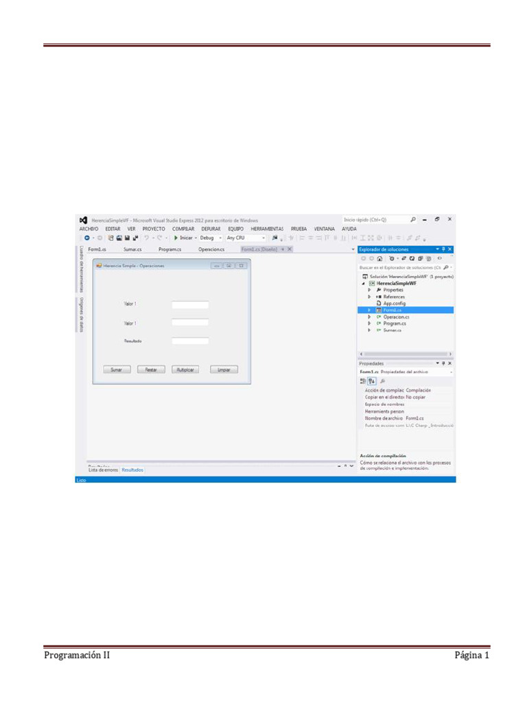 Unidad 6 Programacion Orientada A Objetos Ii Ejercicio Pdf Arte