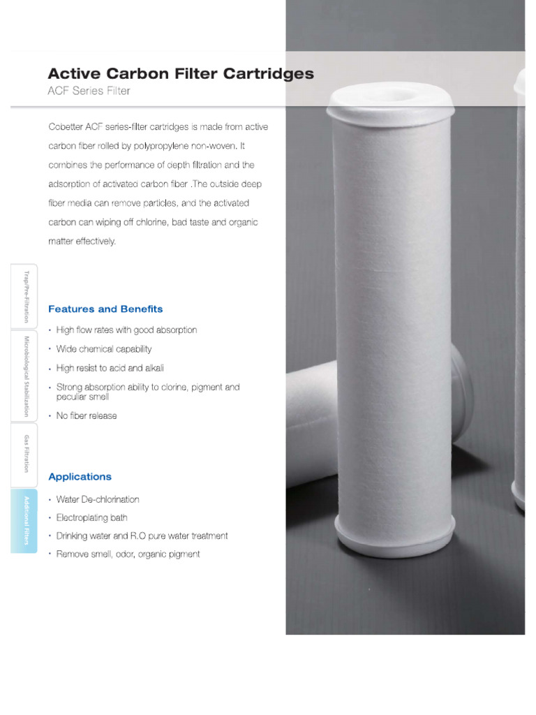 ACF - Active Carbon Filter Cartridge | PDF
