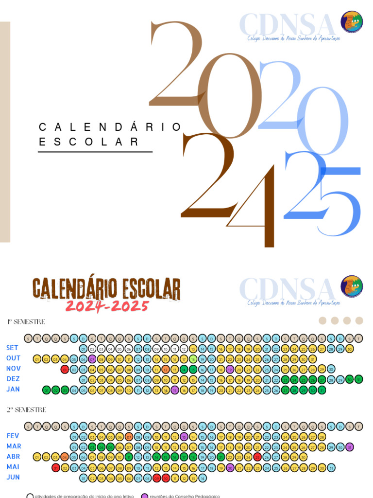 Calendário Anual 24-25-2 | PDF