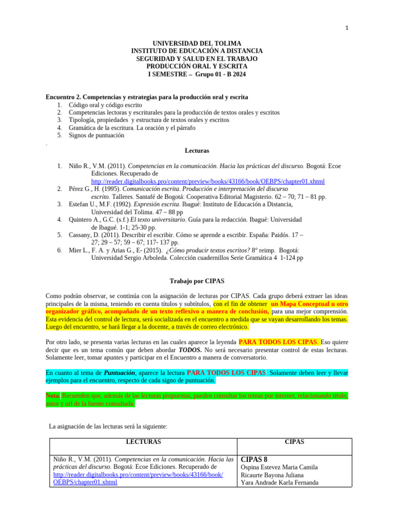 Lectura Guiada Encuentro 2 Grupo 01 B2024 | PDF