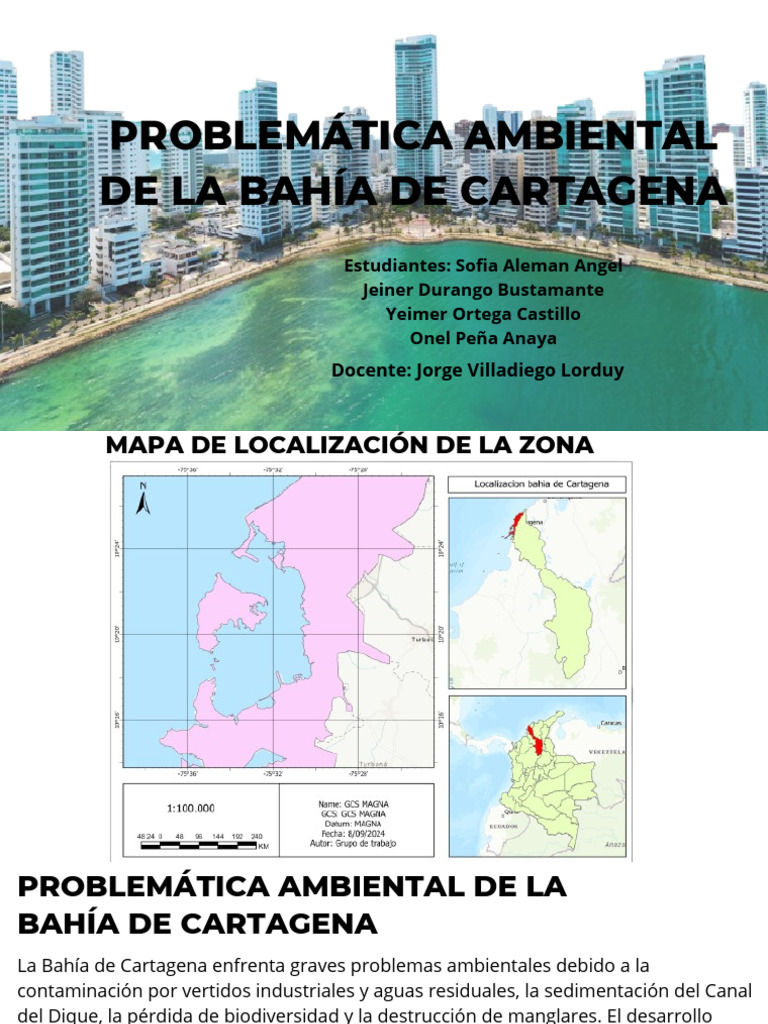 Crisis Ambiental en Bahía de Cartagena | PDF | Contaminación | Entorno ...