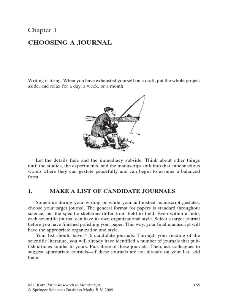 Choosing A Journal | PDF