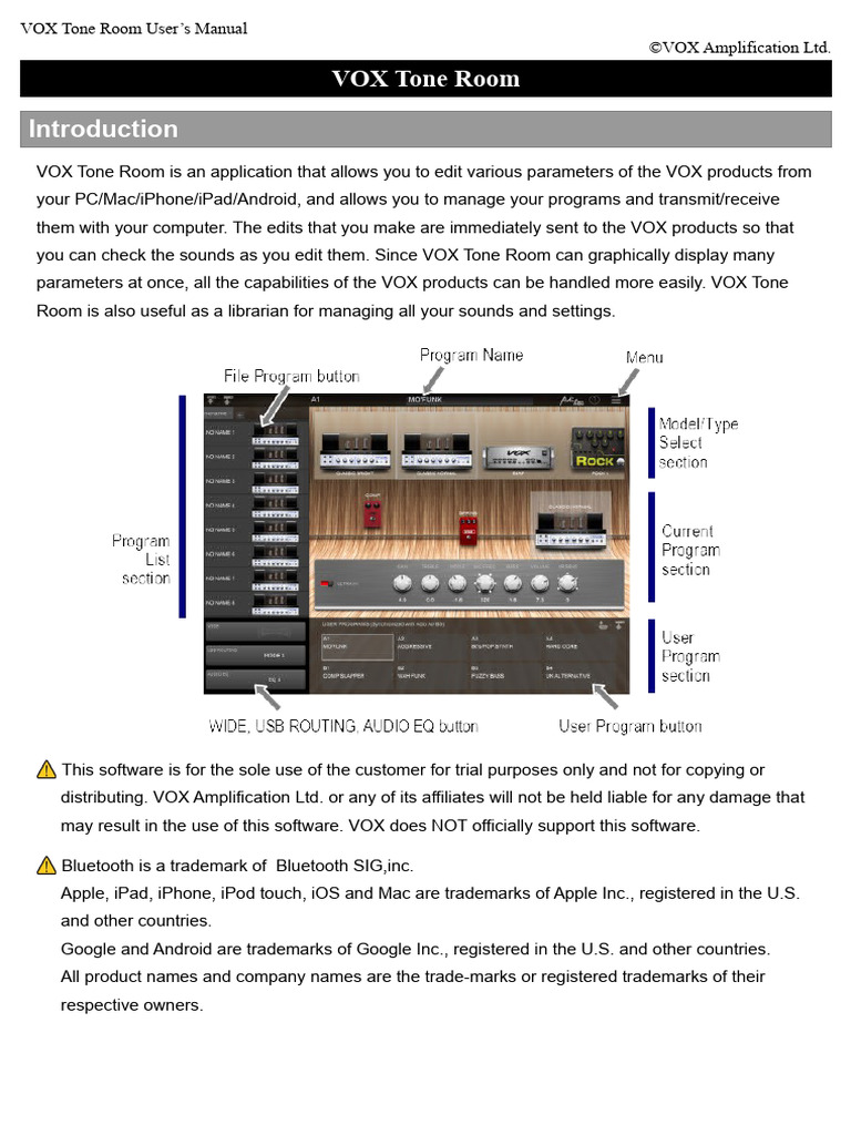 ToneRoom UM 1.2.0 AdioBS | PDF