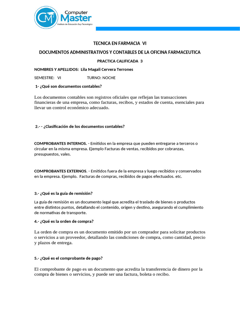 Docadm Pract 3 | PDF