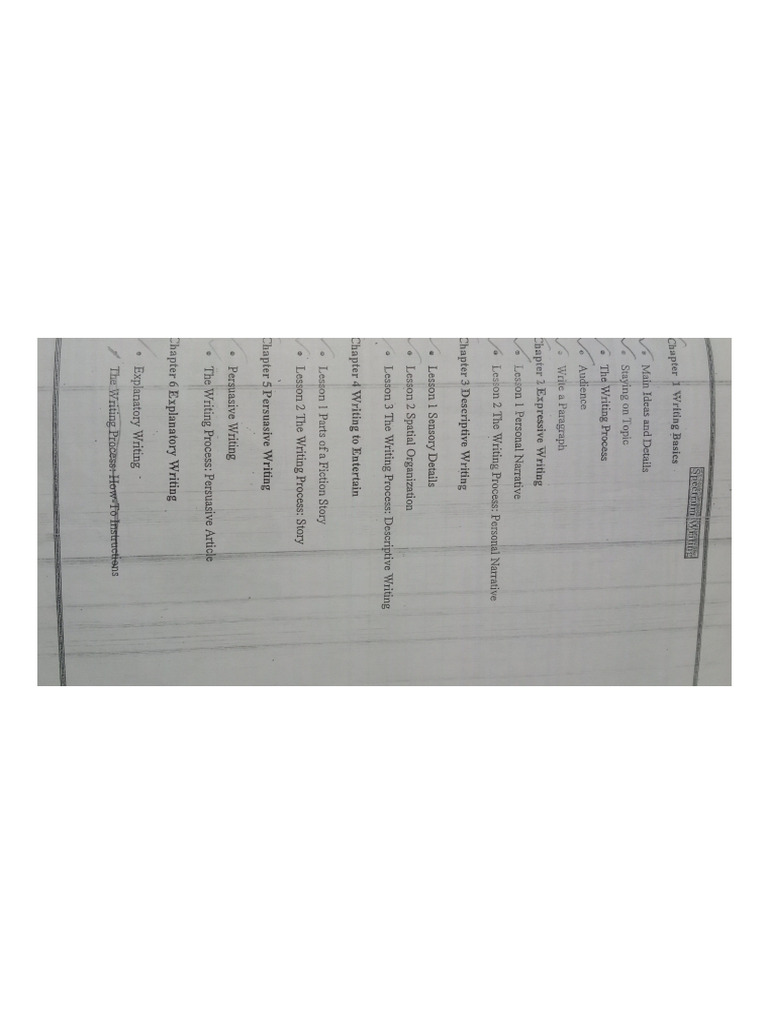 Spectrum Writing For Practice | PDF