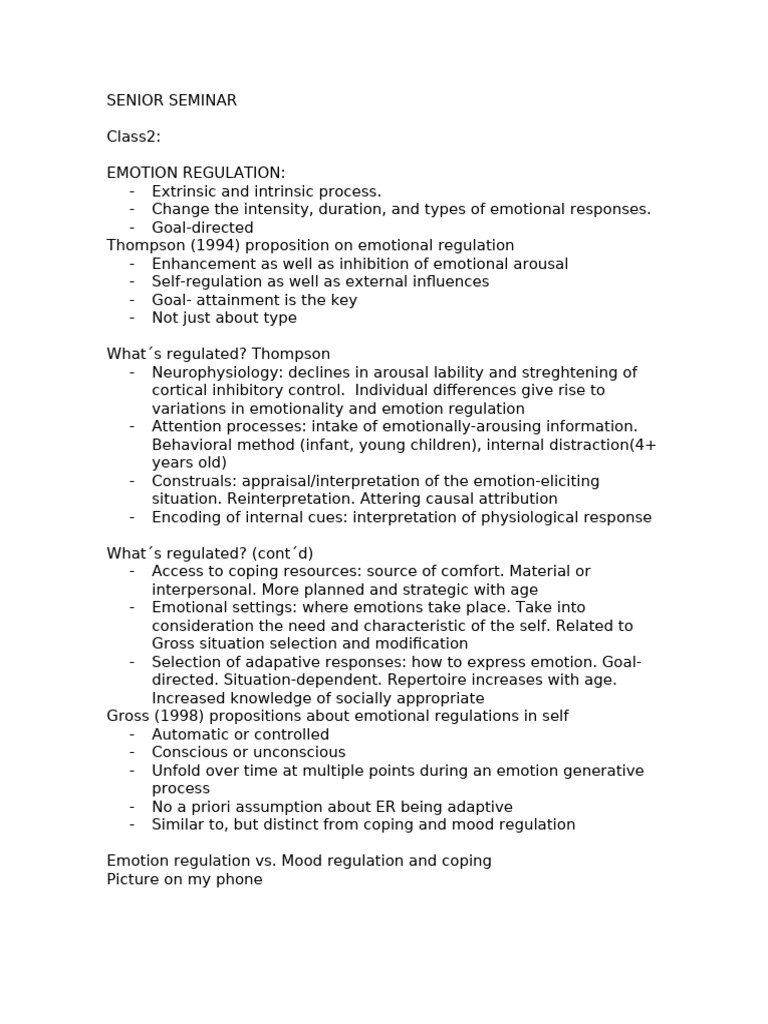 Senior Seminar | PDF