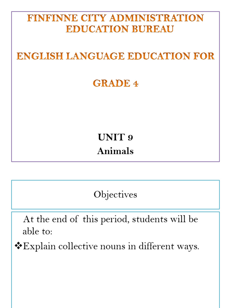 English Grade 4 Afan Oromo | PDF