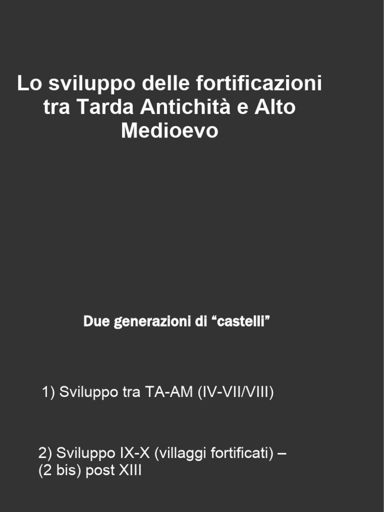 Lezionecastelli TAAM | PDF