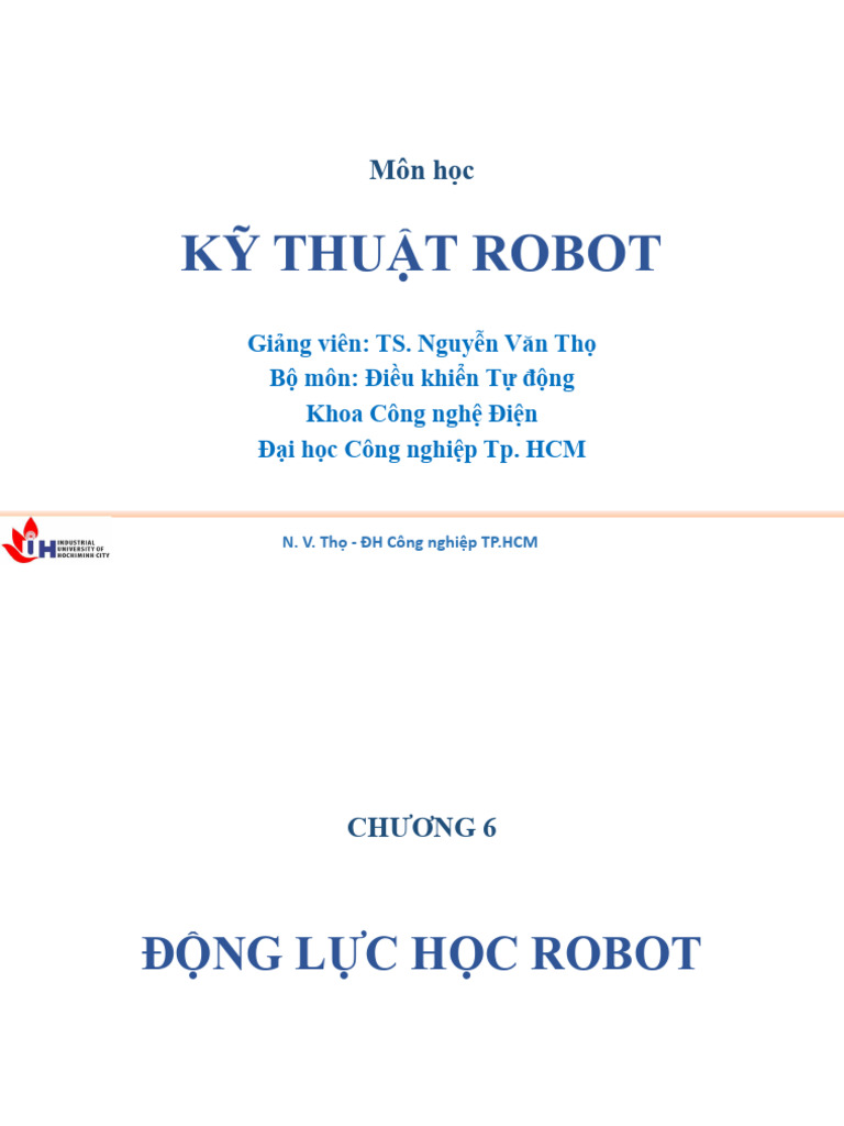 Ky Thuat Robot C6 2024 | PDF