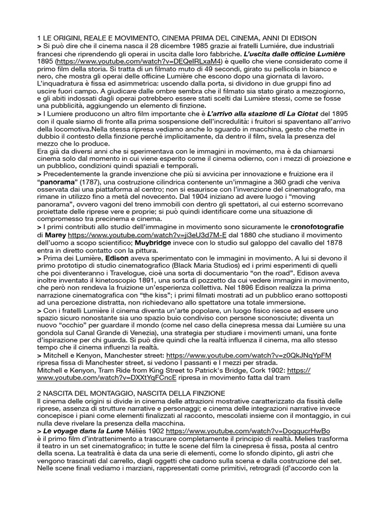 appunti cinema pdf | PDF