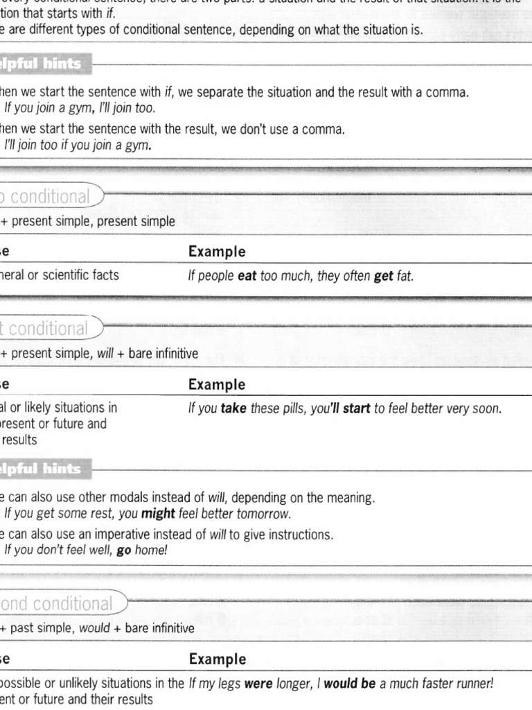 Handout on first conditional sentence | PDF