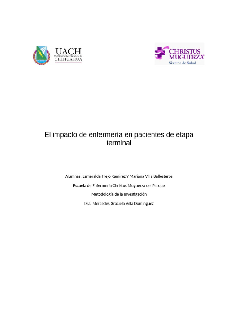 Paciente Termial | PDF