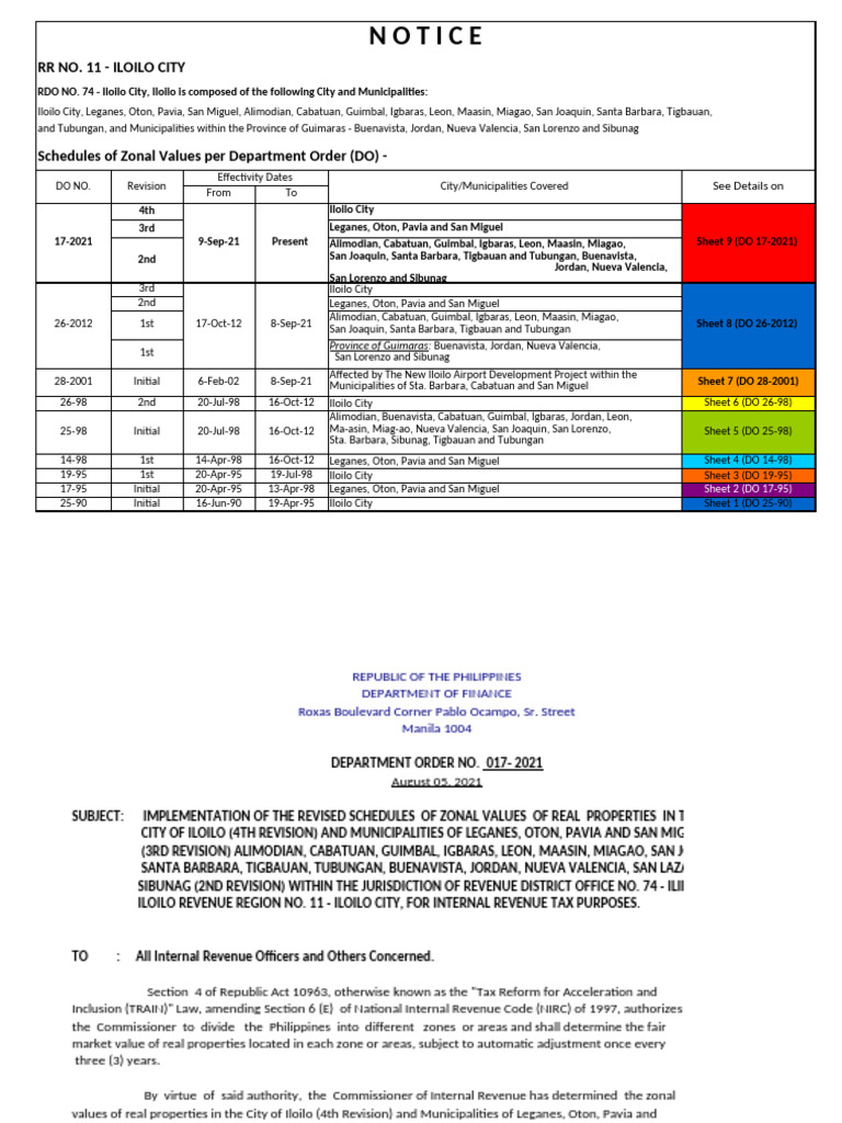 RDO No. 74 - Iloilo City, Iloilo 5 | PDF