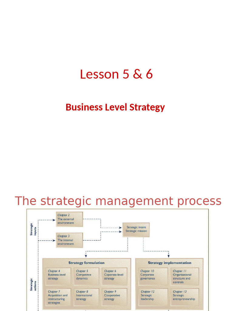 Five Business-Level Strategies Explained | PDF | Competitive Advantage ...
