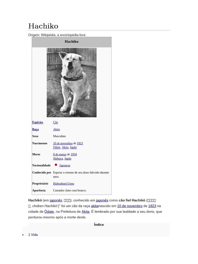 Hachiko | PDF